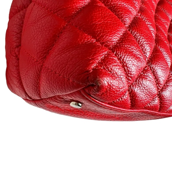 kate spade | Bags | Kate Spade Red Quilted Shoulder Bag | Poshmark